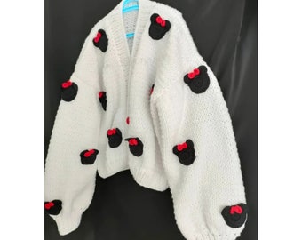 Mickey Cardigan - Etsy