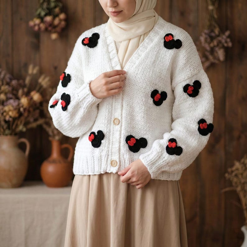 Cardigan&sweater-mickey Mouse Cardigan - Minnie Pullover - Mickey ...