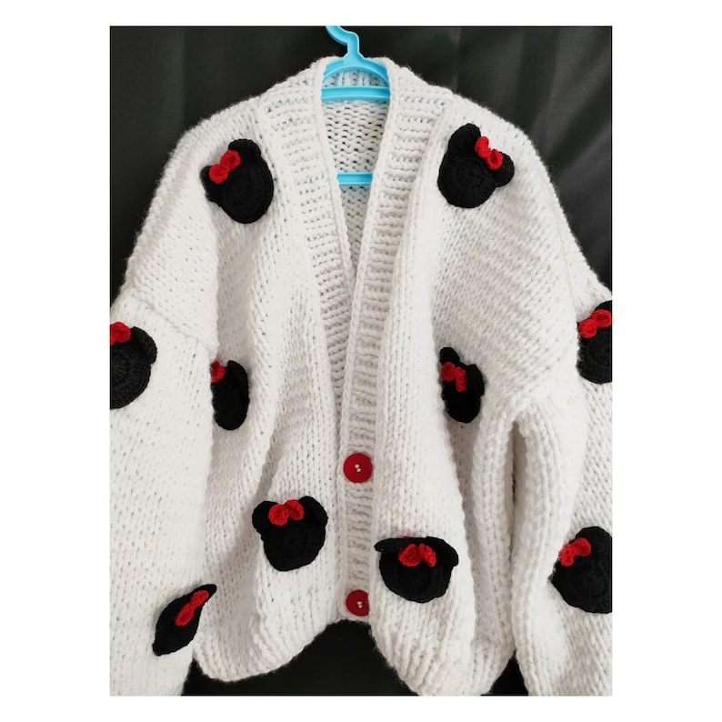 Cardigan&sweater-mickey Mouse Cardigan Minnie Mouse Pullover - Etsy