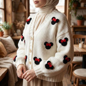 Cardigan&sweater-mickey Mouse Cardigan - Minnie Pullover - Mickey ...
