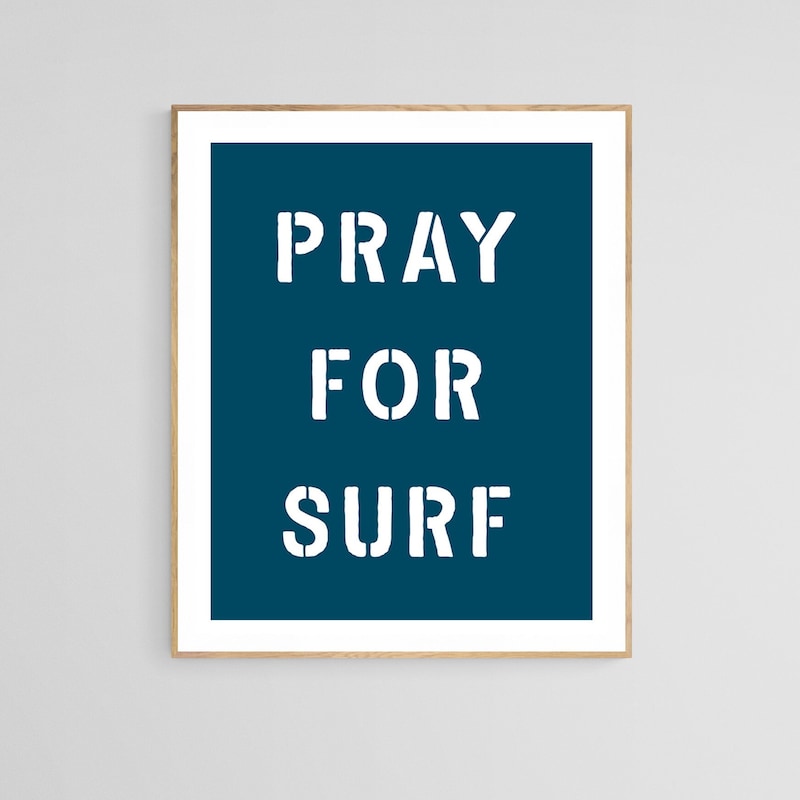 Pray for Surf - Etsy
