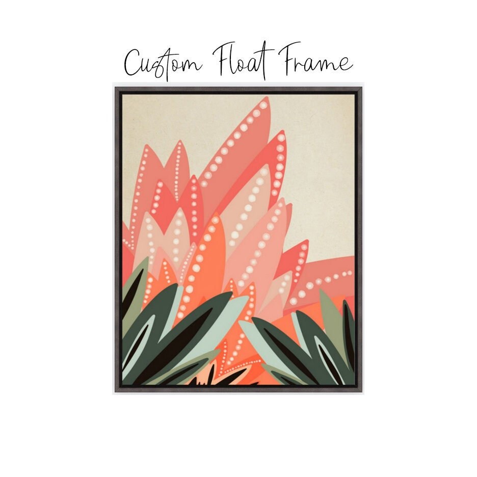 Custom Float Frame for Artwork, Framing Upgrade, Custom Float Frame ...