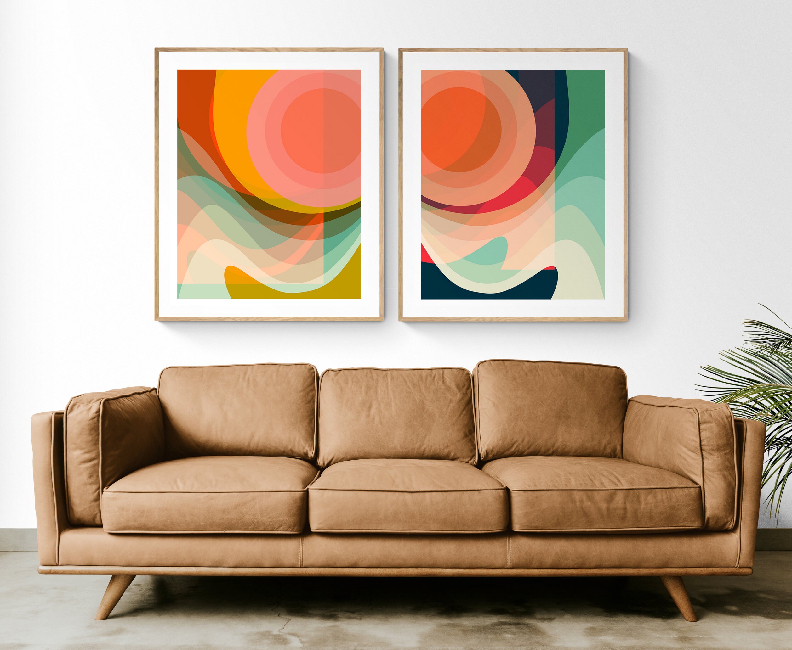 Retro Inspired Art Print, Beach Art, Coastal Print, Seaside Art ...