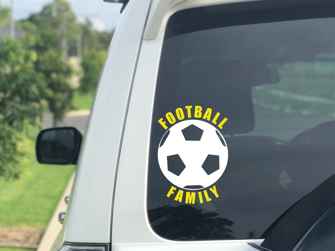Football Family Window Decal Bumper Sticker - Etsy