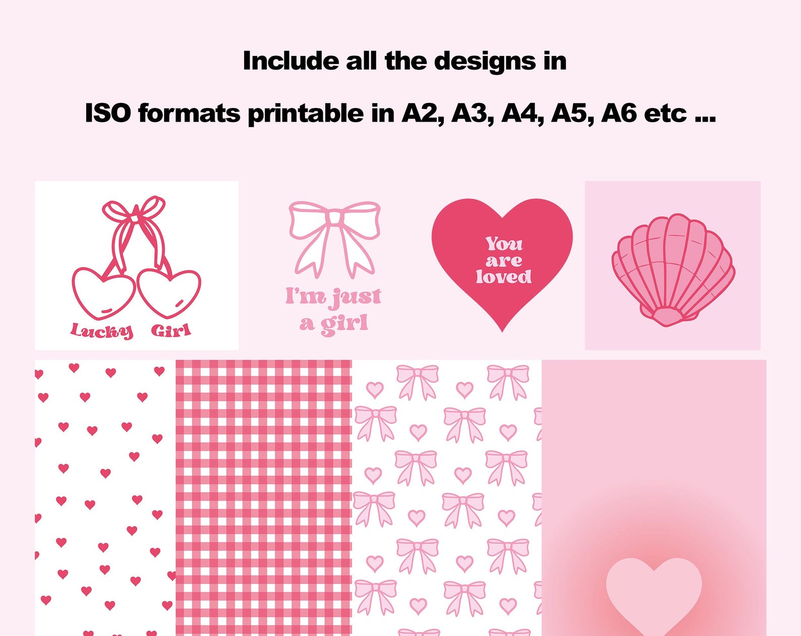 Coquette Aesthetic Wall Art Prints | Digitaldownload | Multiple Sizes ...