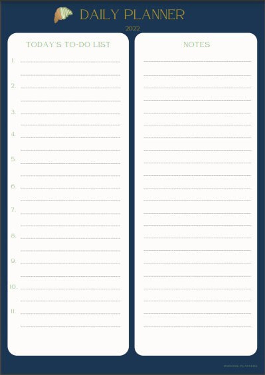 Aesthetic 2022 Daily To-do List/ Planner - Moods Planners - Etsy