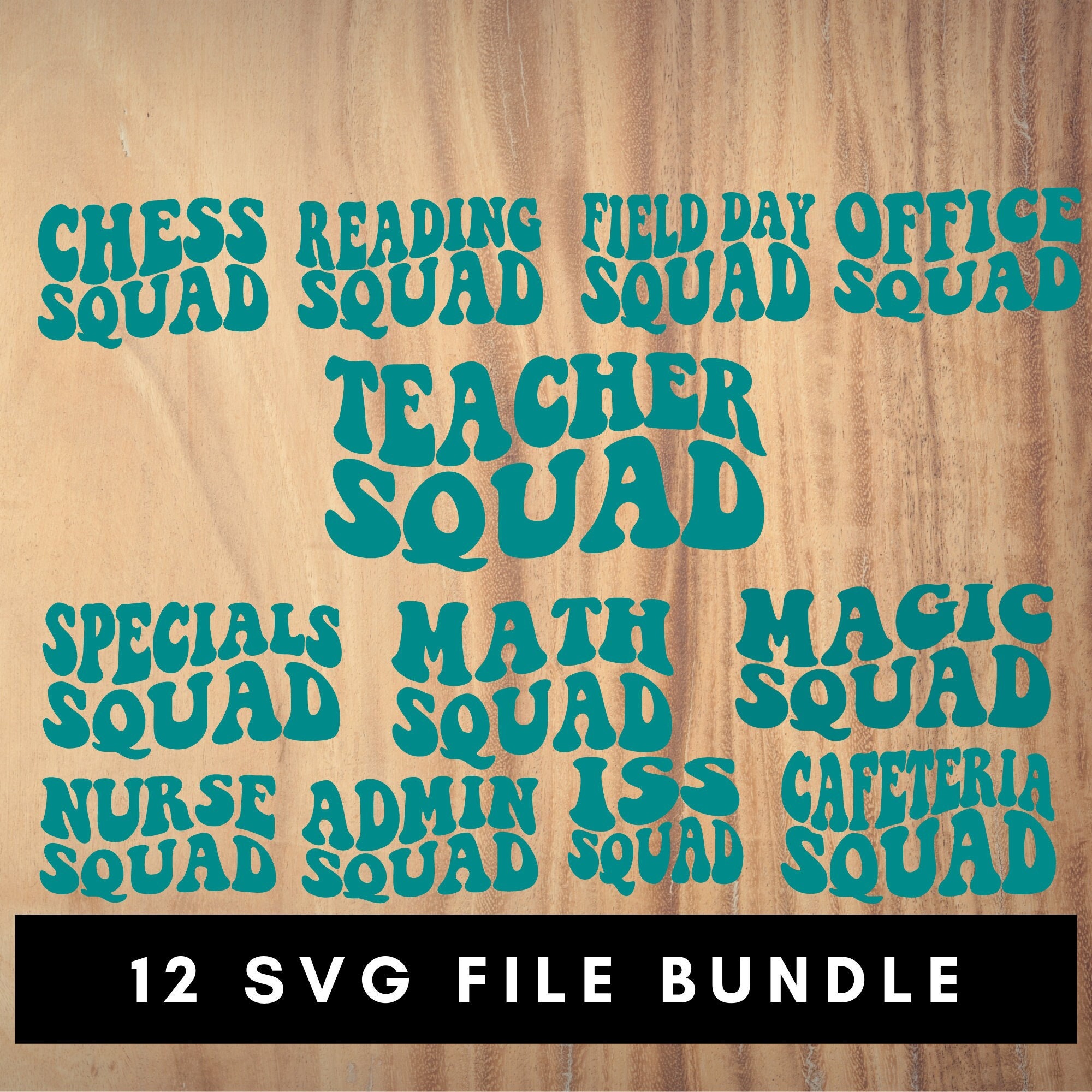 Elementary School Squad SVG Bundle Office Squad Svg Teacher - Etsy