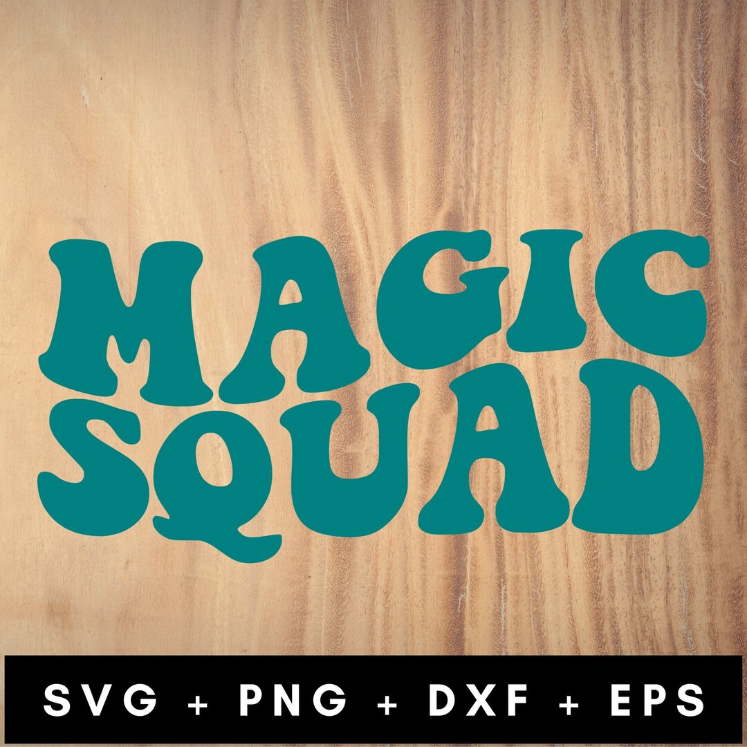 Magic Squad Svg Png Dxf Eps Retro Svg Magical Svg Groovy - Etsy Canada