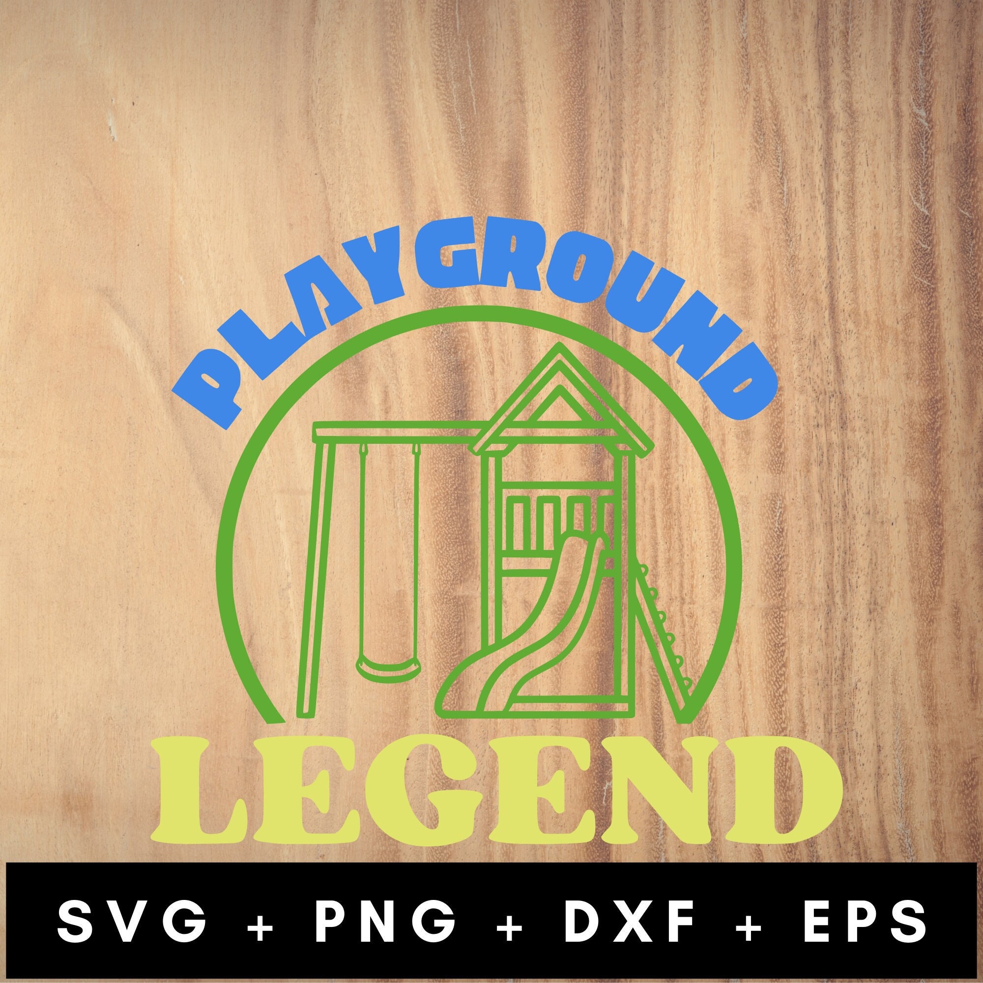 Playground Legend Svg, Preschool Svg, Playground Svg, Playground ...