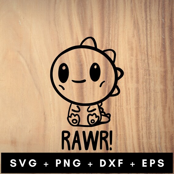 Cartoon Baby Dinosaur Rawr