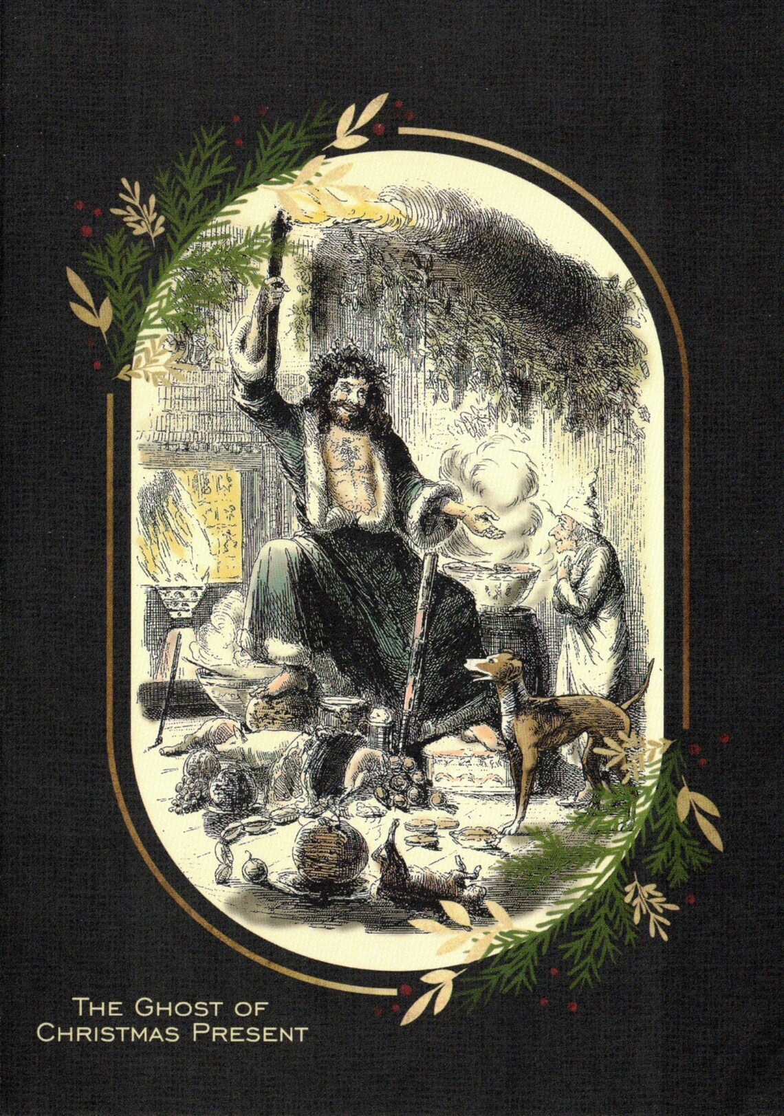 Greyhound-themed "a Christmas Carol" Holiday Cards (the Ghost of ...