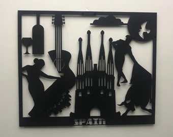 Spanish Metal Wall Art - Etsy