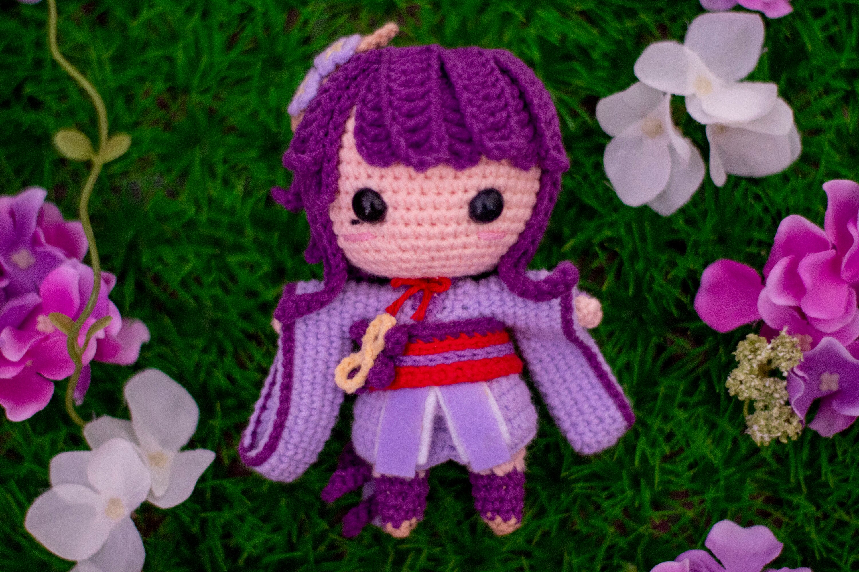 Raiden Shogun, Eternal Ei, Electro Archon of Inazuma Handmade Crochet ...