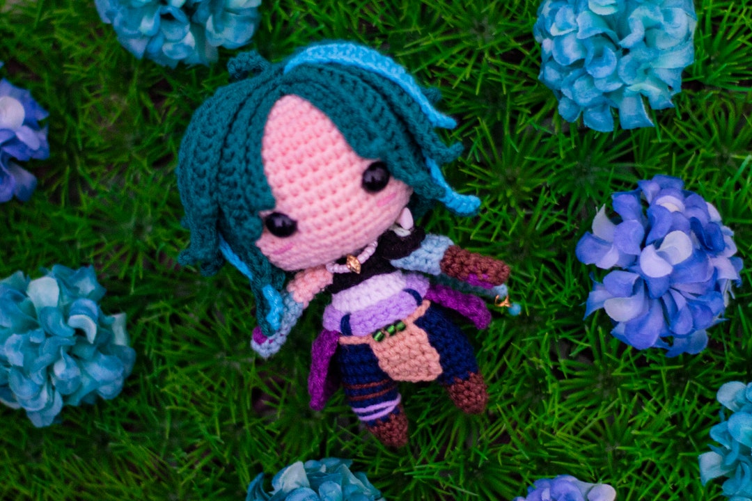 Adeptus Xiao Guarding Liyue Genshin Impact Handmade Crochet Amigurumi ...