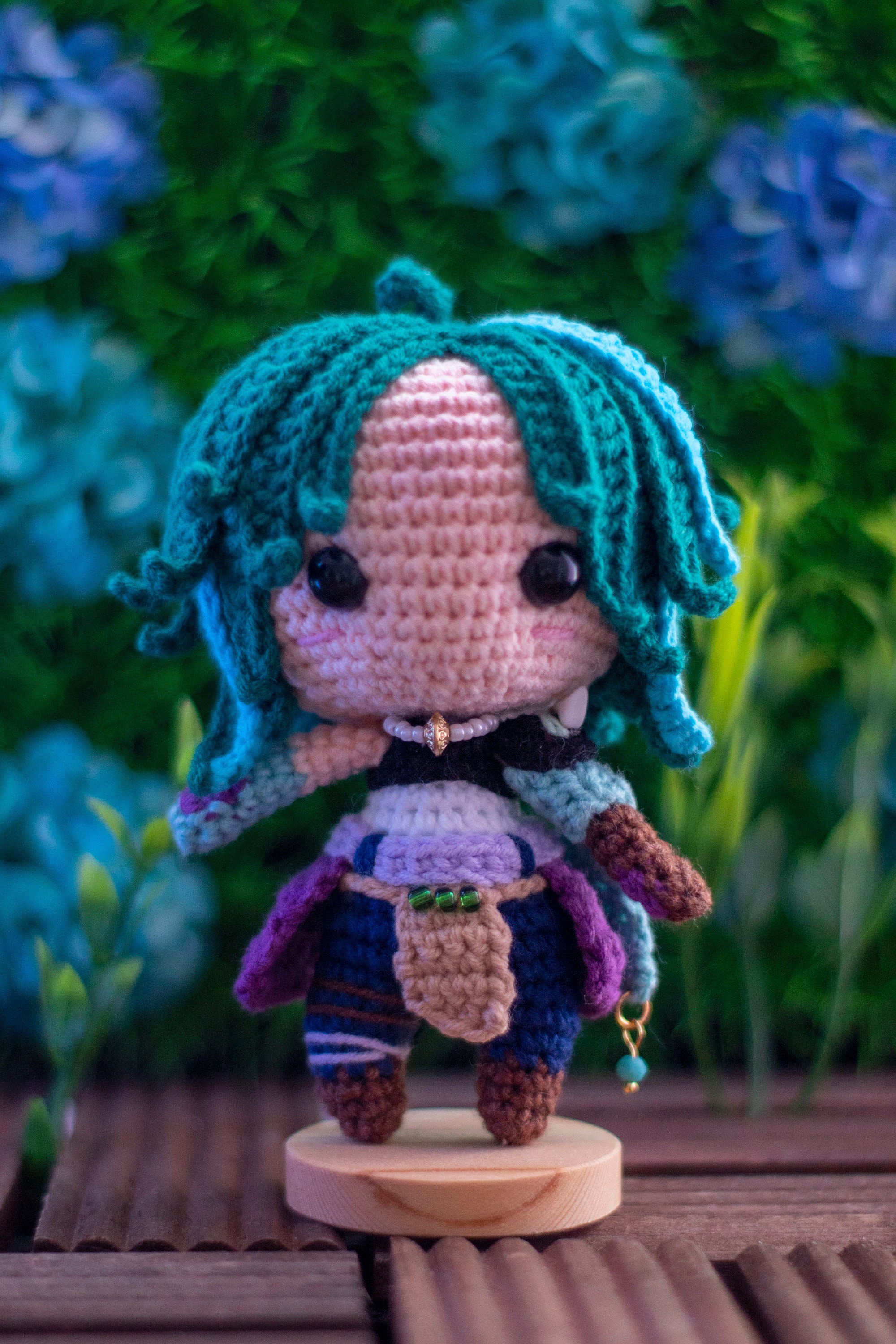 Adeptus Xiao Guarding Liyue Genshin Impact Handmade Crochet Amigurumi ...