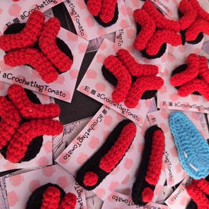 Handmade Crochet Angry, Drop, Exclamation Mark Manpu Hairclip Cute ...