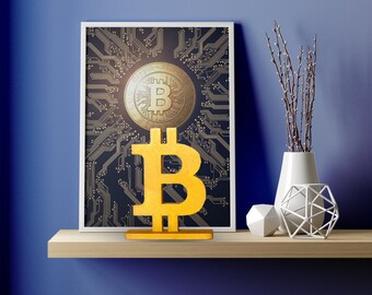 statuette,art collecting,minimalism,wall decor,wall sculpture bitcoin ...