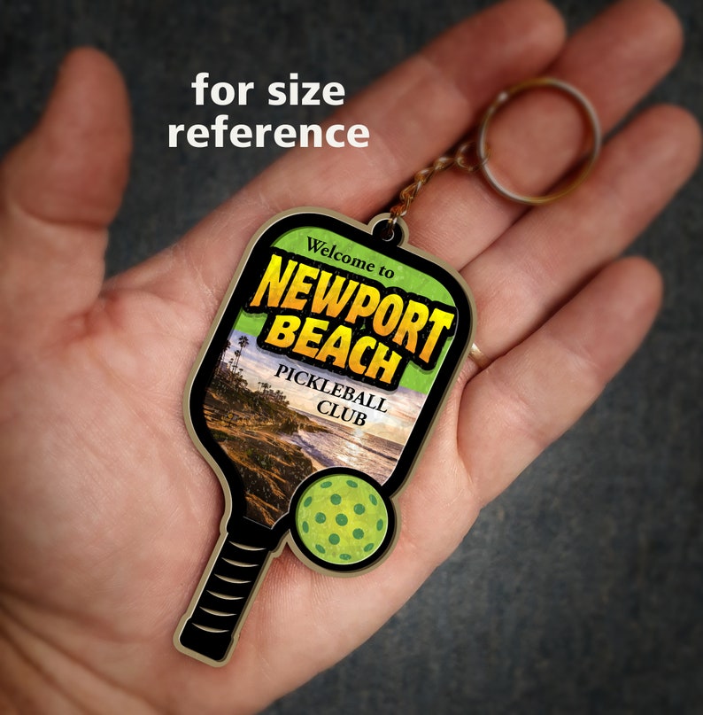 Pickleball Station Pickleball Keychain - Etsy