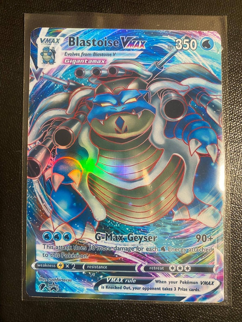 Blastoise Vmax Charizard Vstar Gx Ex Vmax V Pokémon Card Orica - Etsy Australia