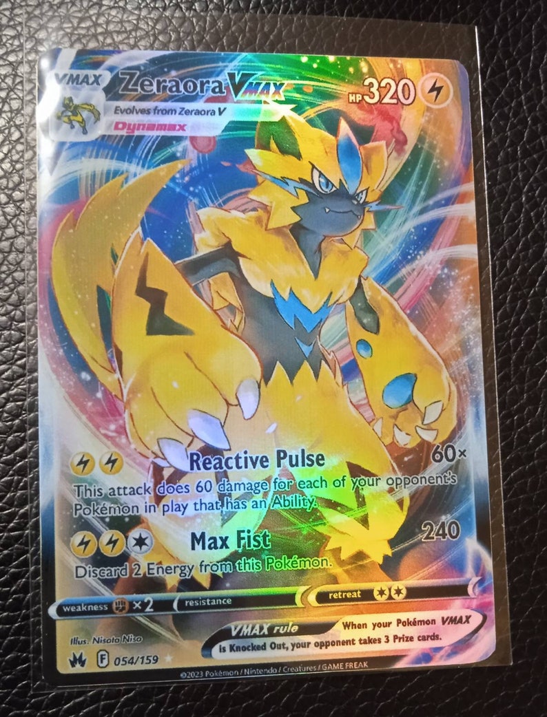 Zeraora Vstar Universe Set Gx Ex Vmax V Vstar Card Orica - Etsy