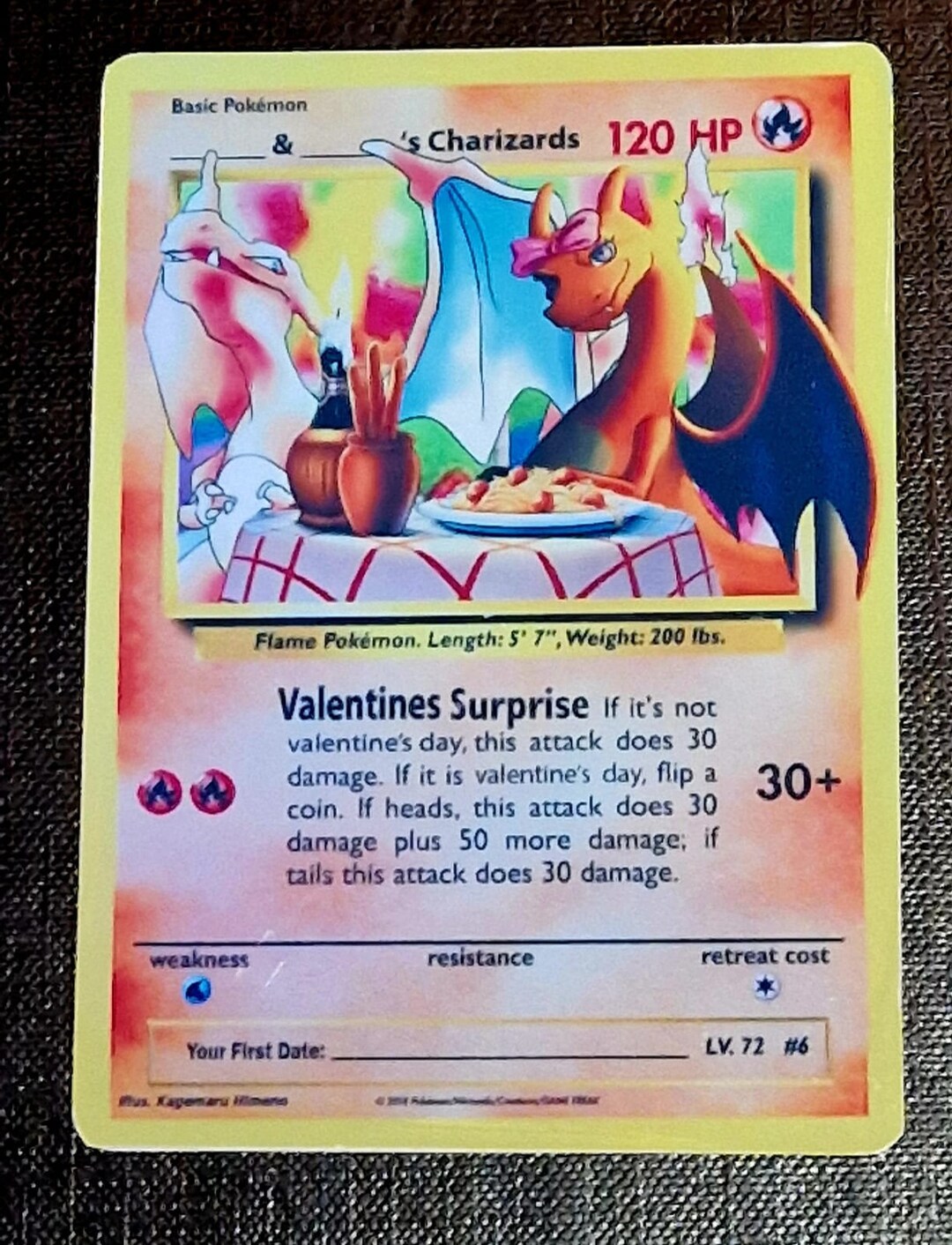 Be My Valentine Surprise Charizard Gx Ex Vmax V Pokémon Card Orica ...