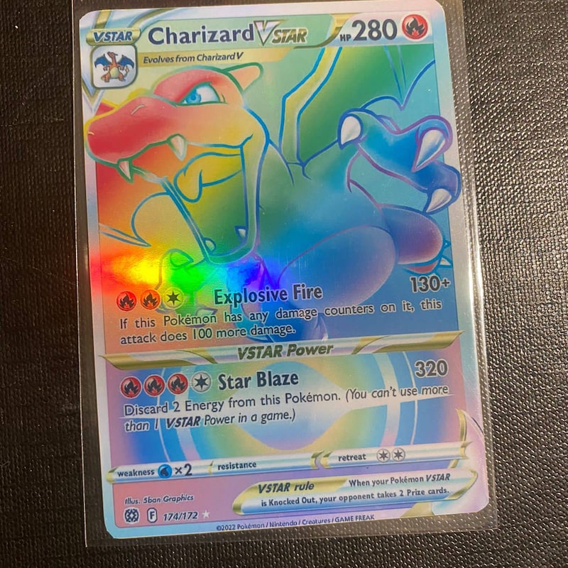 Charizard Vmax Gold - Etsy