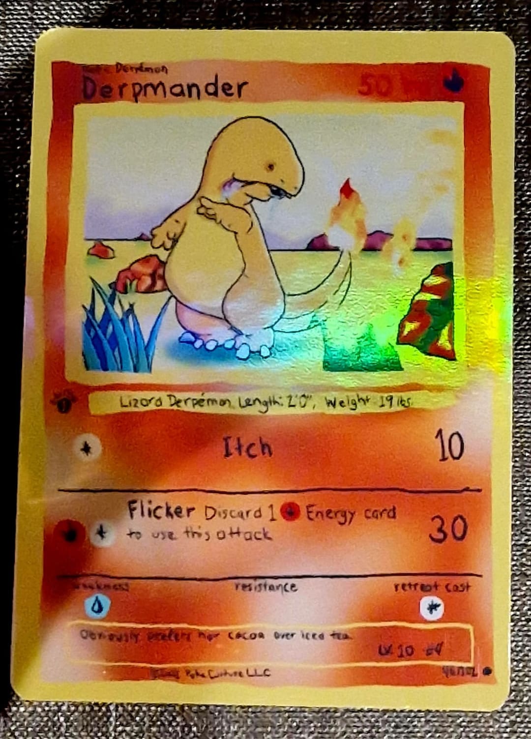 Derpmander Charmander Derpy Charizard Gx Ex Vmax V Pokémon Card Orica ...