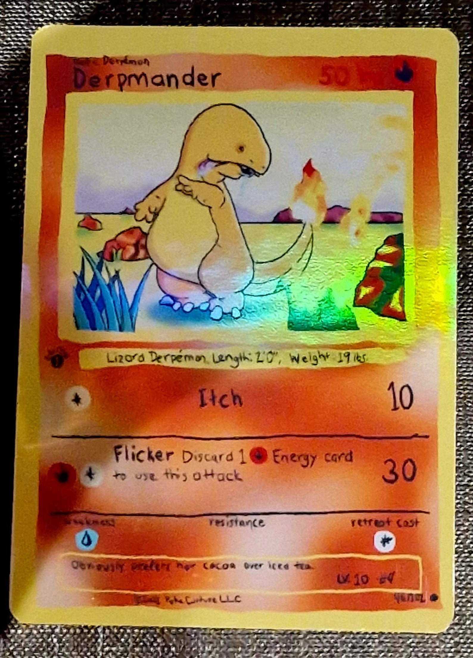 Derpmander Charmander Derpy Charizard Gx Ex Vmax V Pokémon Card Orica ...