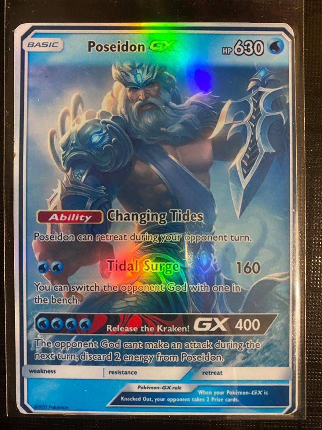 Ares Poseidon Hades Zeus God Egyptian Greek Gx Ex Vmax V Pokémon Card ...