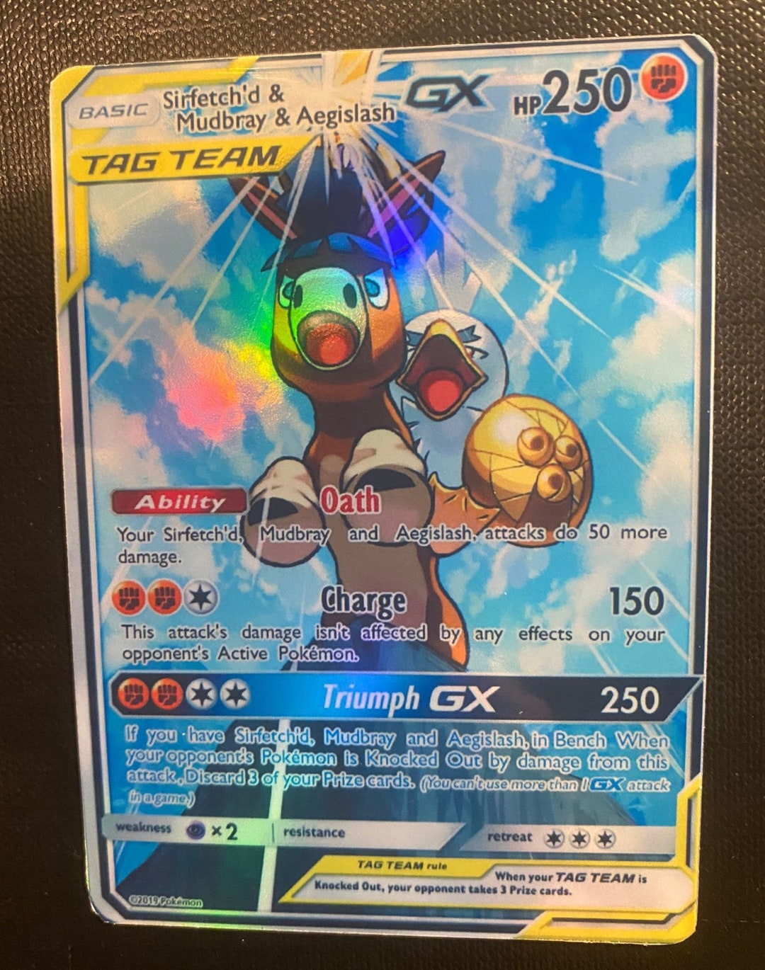 Sirfetch'd Mudbray Aegislash Tag Team Charizard Gx Ex Vmax V Pokémon ...