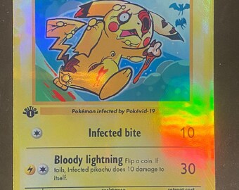 Thicc Pikachu Thorchu Charizard Gx Ex Vmax V Pokémon Card Orica ...