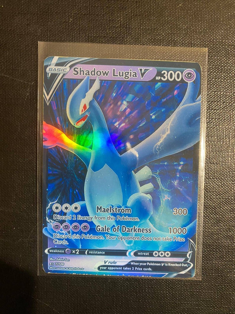 Shadow Lugia Gx Charizard Gx Ex Vmax V Pokémon Card Orica Etsy Ireland