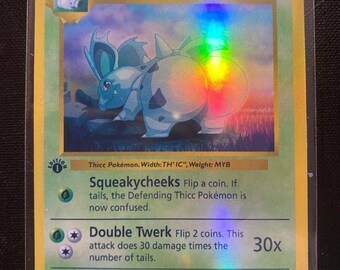 Thicc Pikachu Thorchu Charizard Gx Ex Vmax V Pokémon Card - Etsy