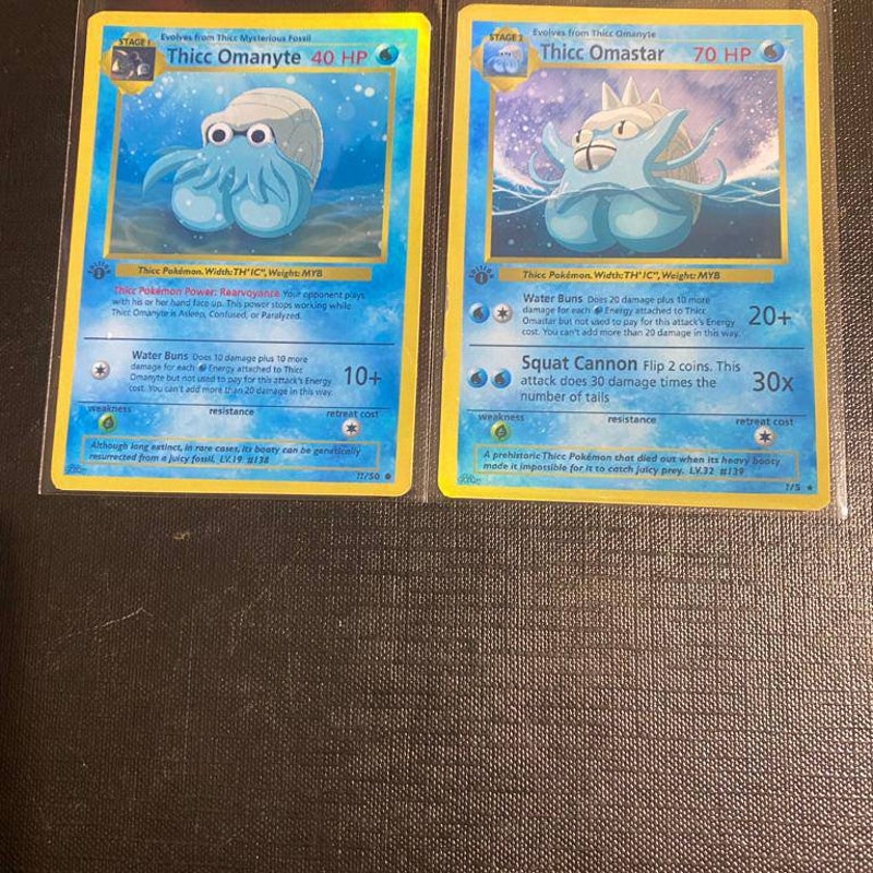 Thicc Pikachu Card - Etsy