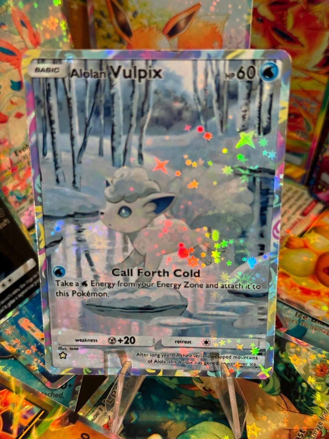 Alolan Vulpix Shiny Shining Ex Pocket App Tcg Gx Vmax V Card ...