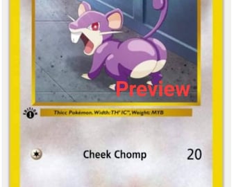 Thicc Pikachu Charizard Gx Ex Vmax V Pokémon Card Orica | Etsy Ireland