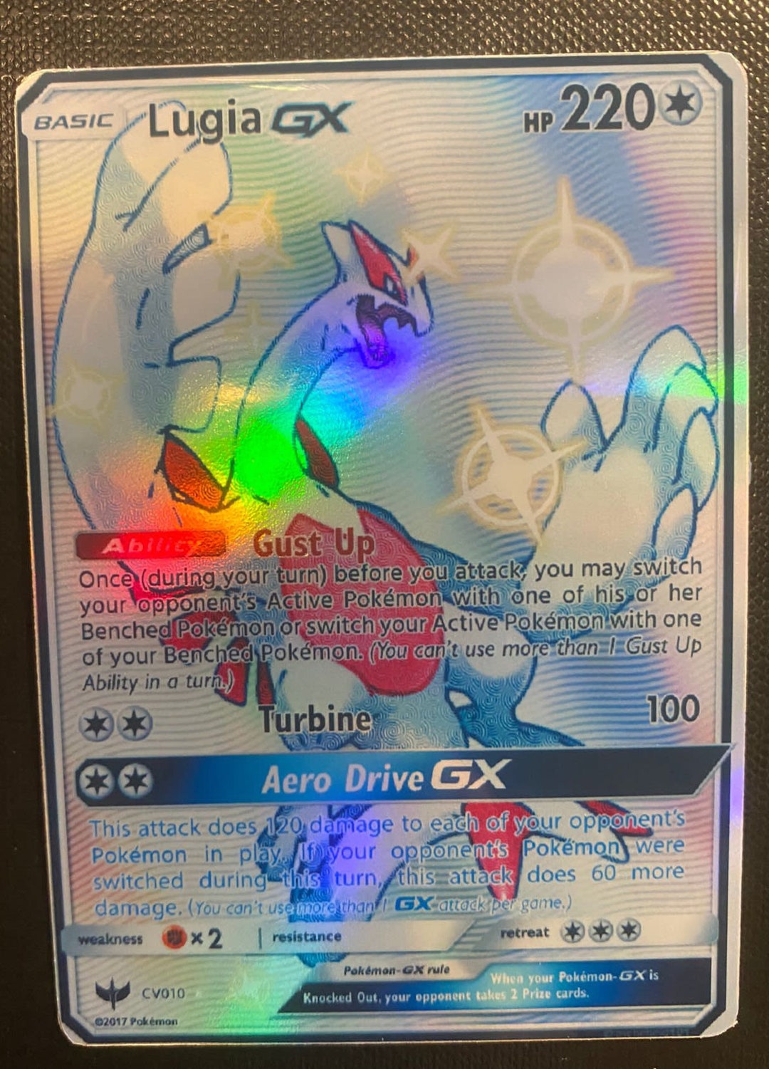 Shadow Lugia Gx Charizard Gx Ex Vmax V Pokémon Card Orica Holographic ...