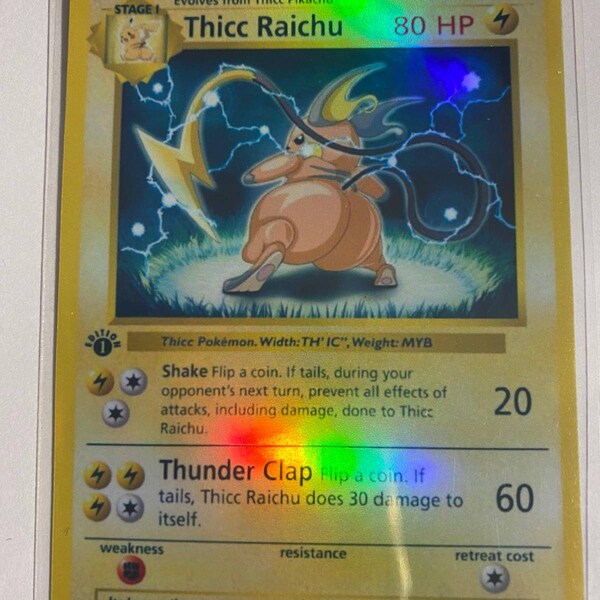 Raichu Vmax - Etsy