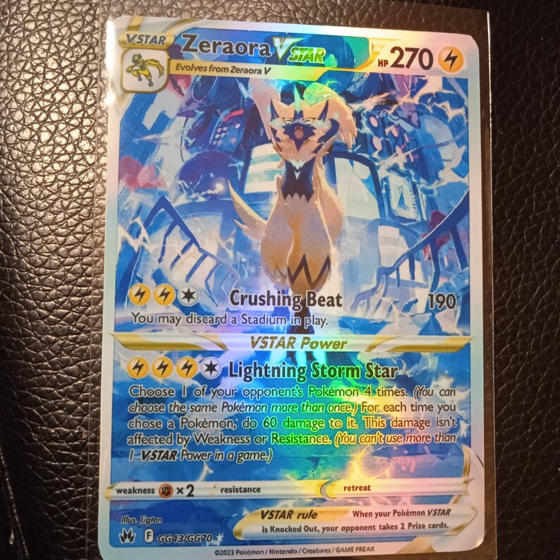 Zeraora Vstar Universe Set Gx Ex Vmax V Vstar Card Orica - Etsy