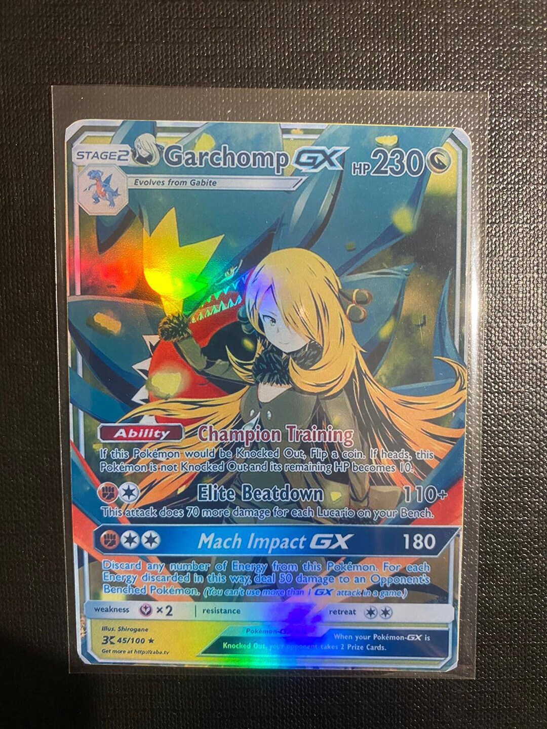 Garchomp Gx Charizard Gx Ex Vmax V Pokémon Card Orica Holographic ...