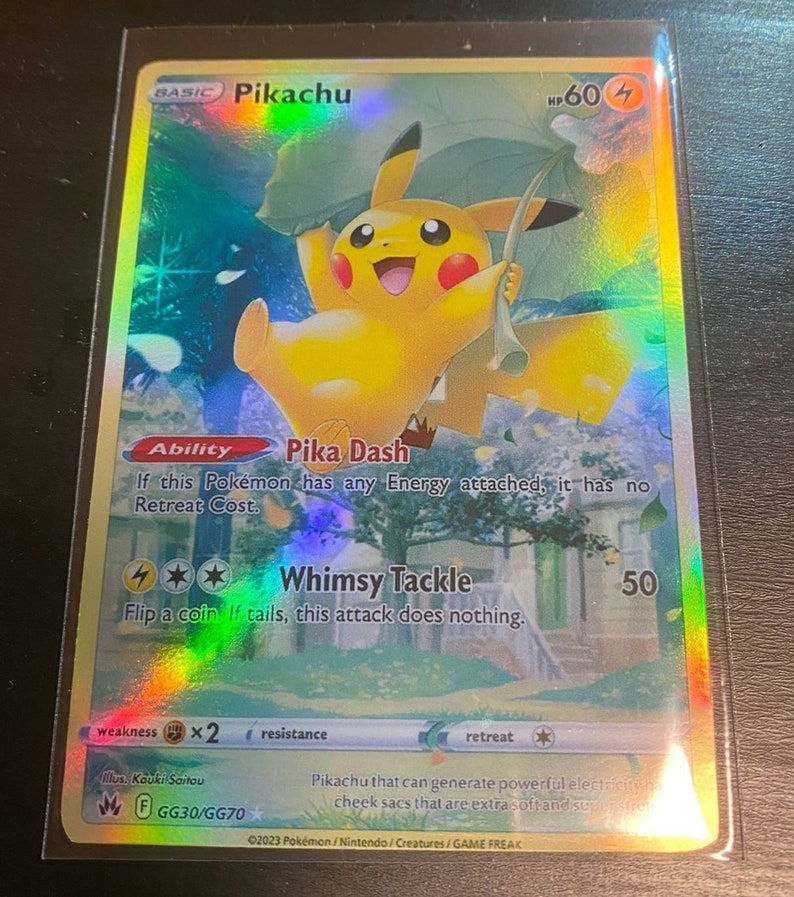 Pikachu Charizard Gx Ex Vmax V Pokémon Card Orica Holographic - Etsy