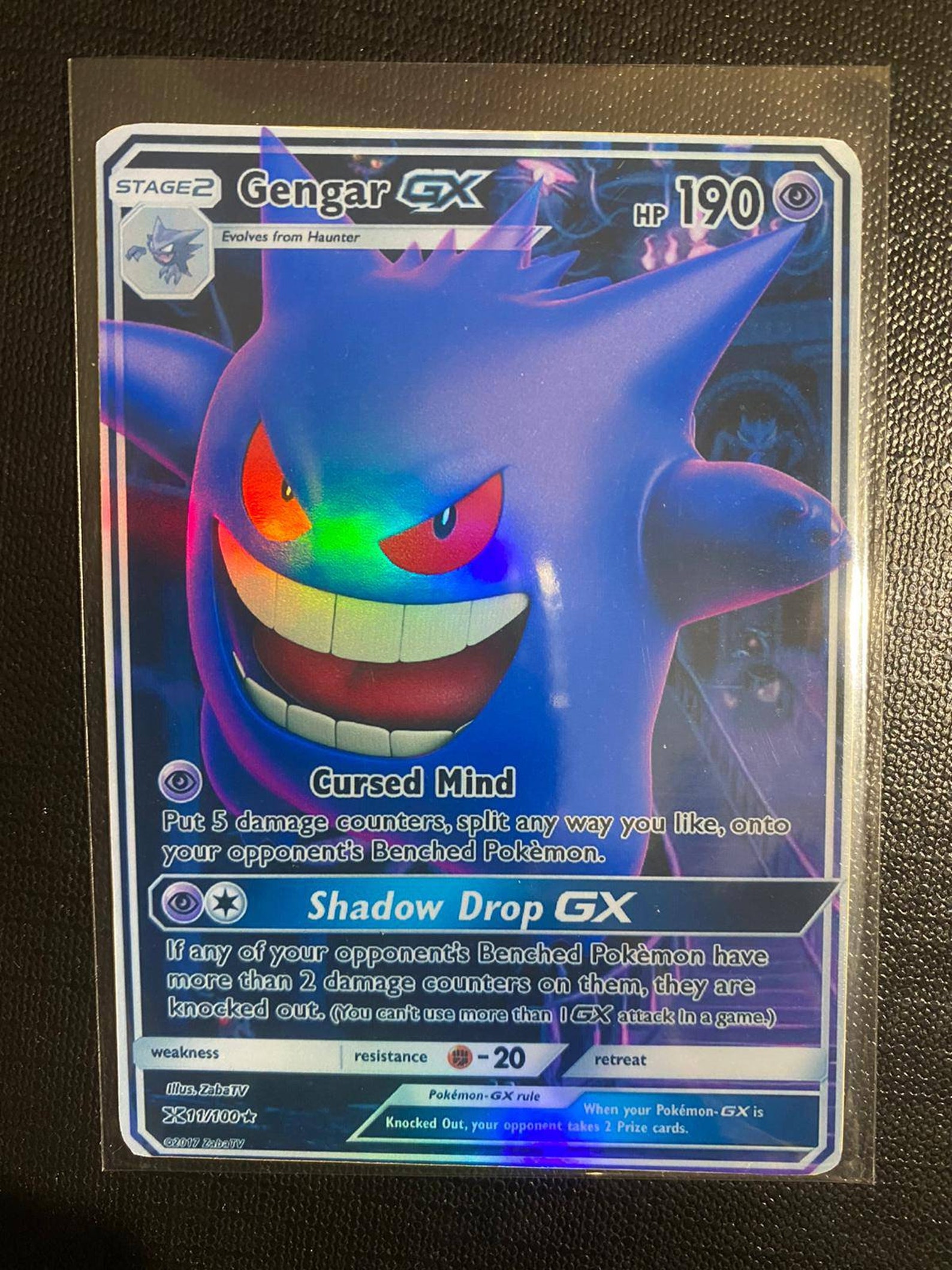 Gengar Gx Charizard Gx Ex Vmax V Pokémon Card Orica - Etsy UK