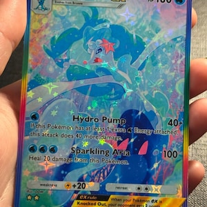 Primarina Ex Pocket App Tcg Gx Ex Vmax V Card - Etsy