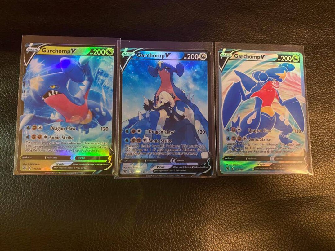 Garchomp Gx Charizard Gx Ex Vmax V Pokémon Card Orica Holographic ...