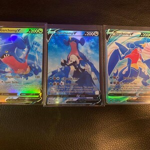 Garchomp Gx Charizard Gx Ex Vmax V Pokémon Card Orica Holographic ...