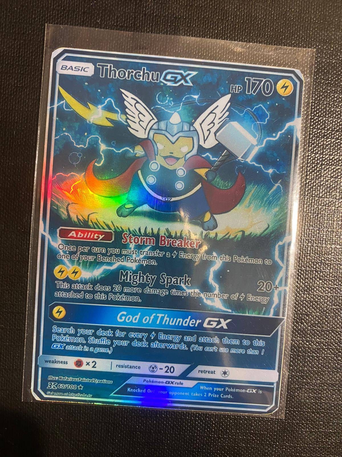 Thicc Pikachu Thorchu Charizard Gx Ex Vmax V Pokémon Card - Etsy