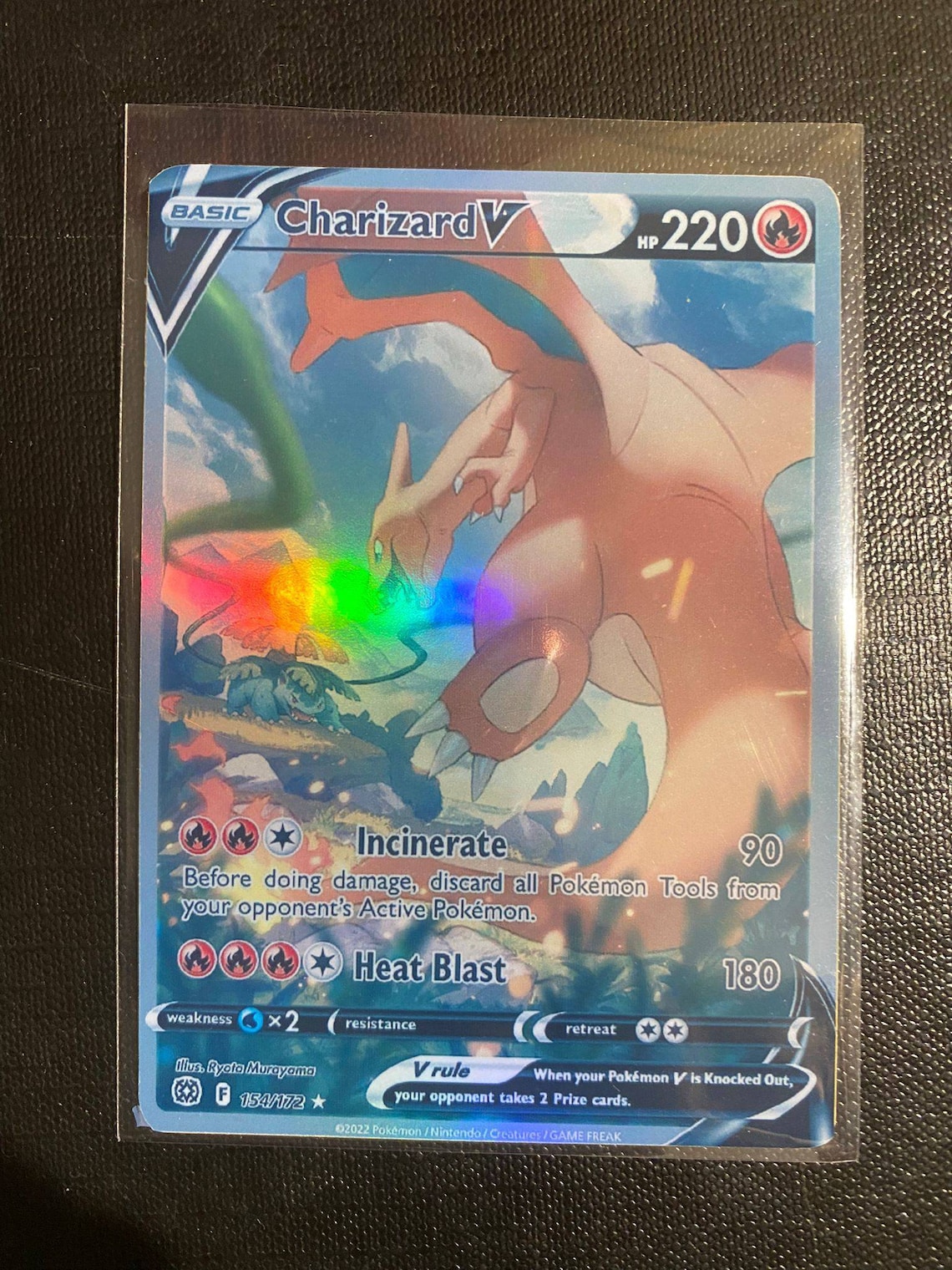 Charizard Vstar Gx Ex Vmax V Pokémon Card Orica Holographic - Etsy