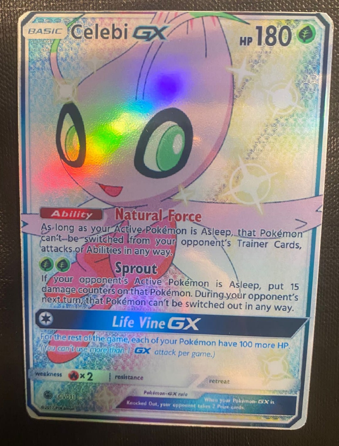 Celebi Gx Charizard Gx Ex Vmax V Pokémon Card Orica Holographic Pikachu ...