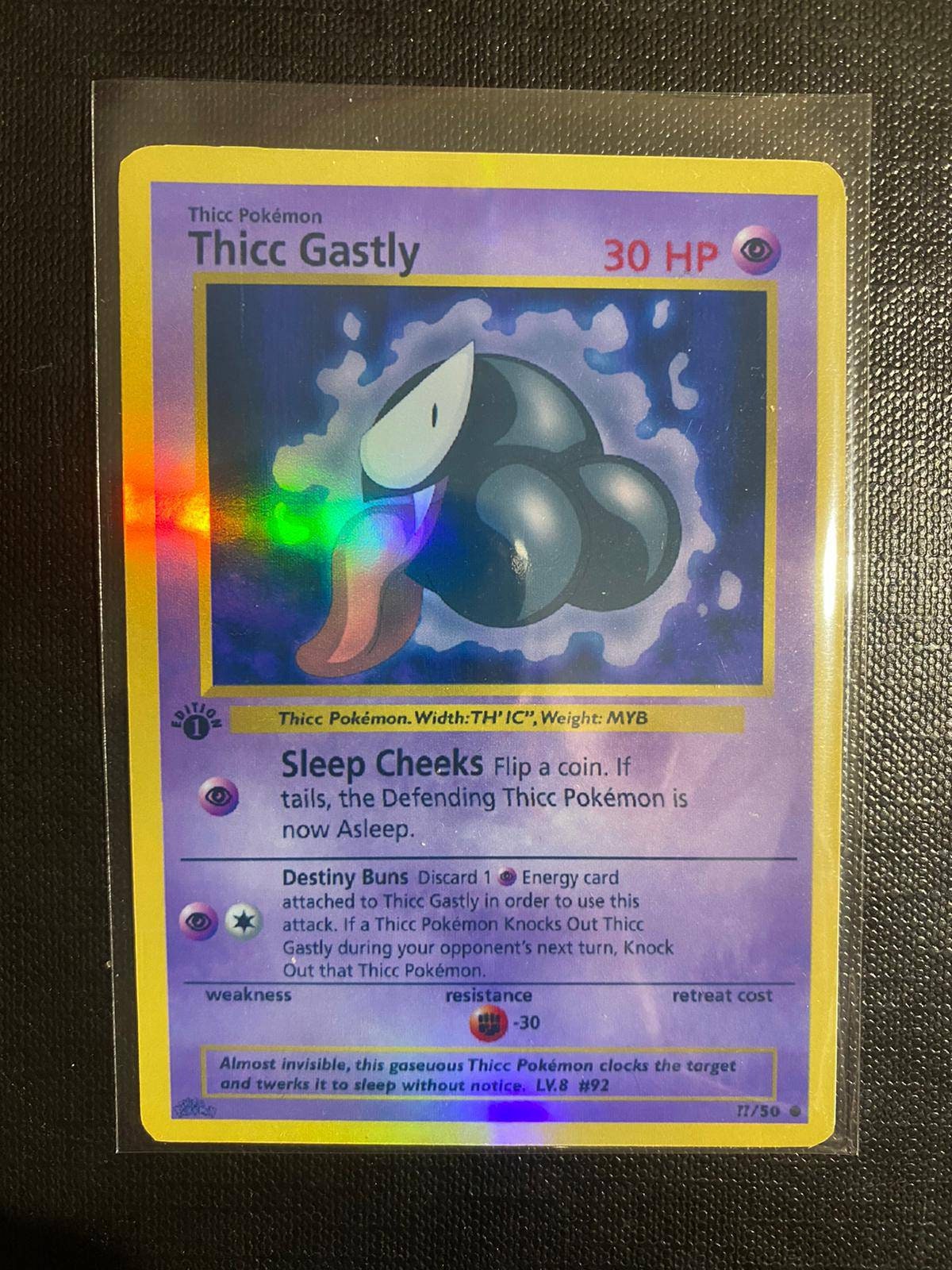 Buy Thicc Gastly Charizard Gx Ex Vmax V Pokémon Card Orica Online In India Etsy