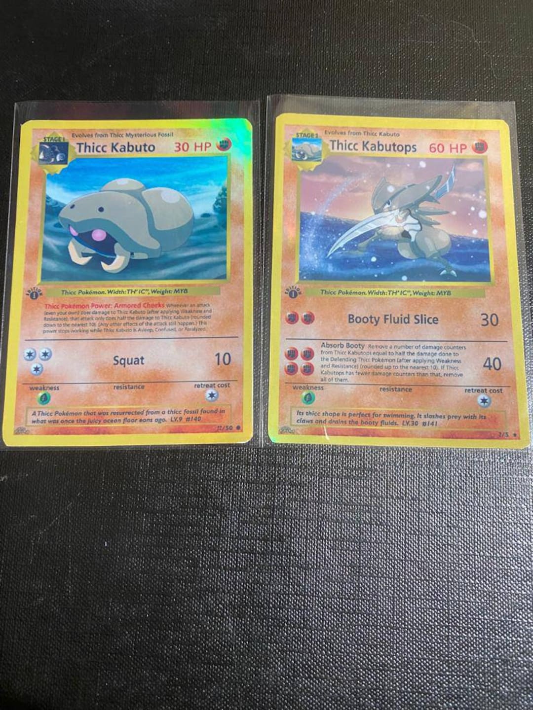 Thicc Kabuto Kabutops Charizard Gx Ex Vmax V Pokémon Card Orica ...
